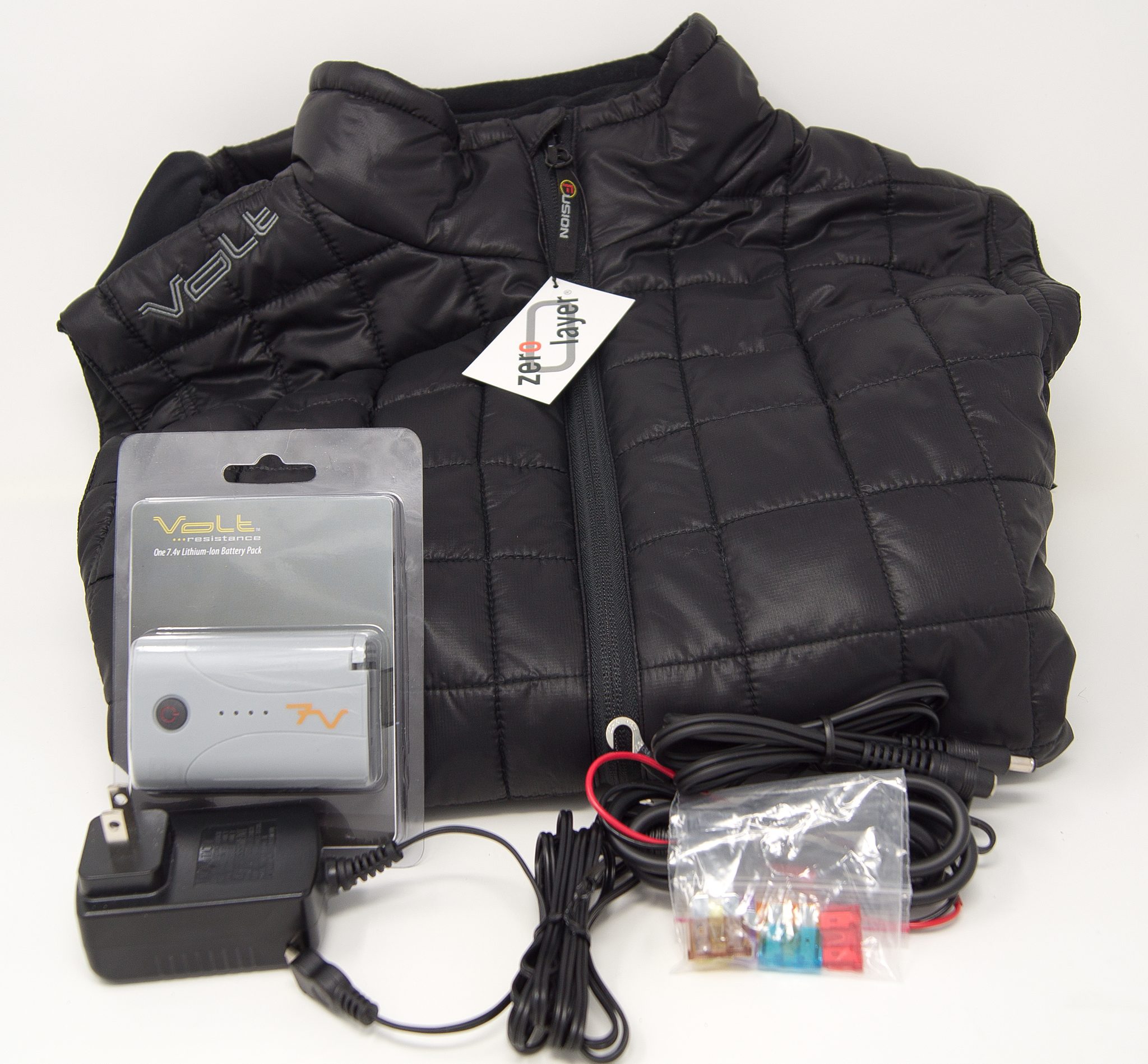Volt Heat Fusion Dual-Source Heated Vest w/ Bluetooth Therm Controller ...